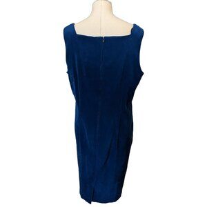 karin stevens | Dresses | Vintage 9s Karin Stevens Blue Square Neck ...